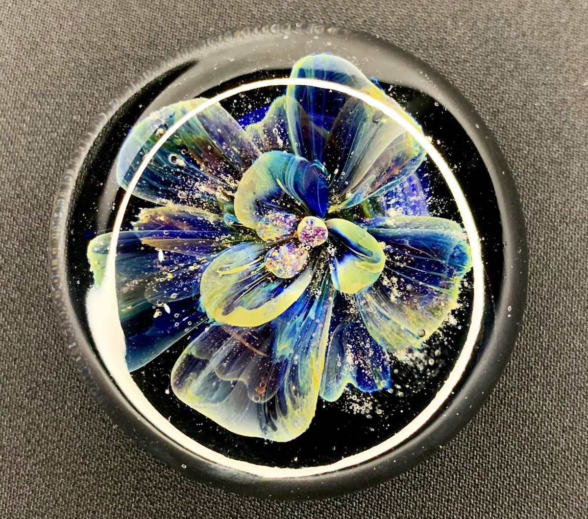 Custom Made to Order Glass Cremation Flower Paperweight – Crandall ...